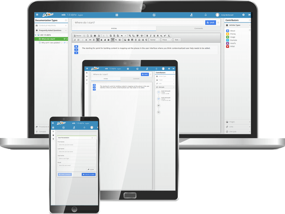 Collaborative platform features of edc | edc